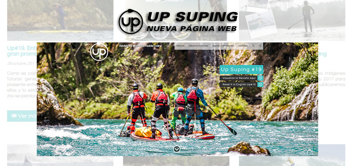 ¡Nuevo diseño y más contenido en la web de Up Suping!