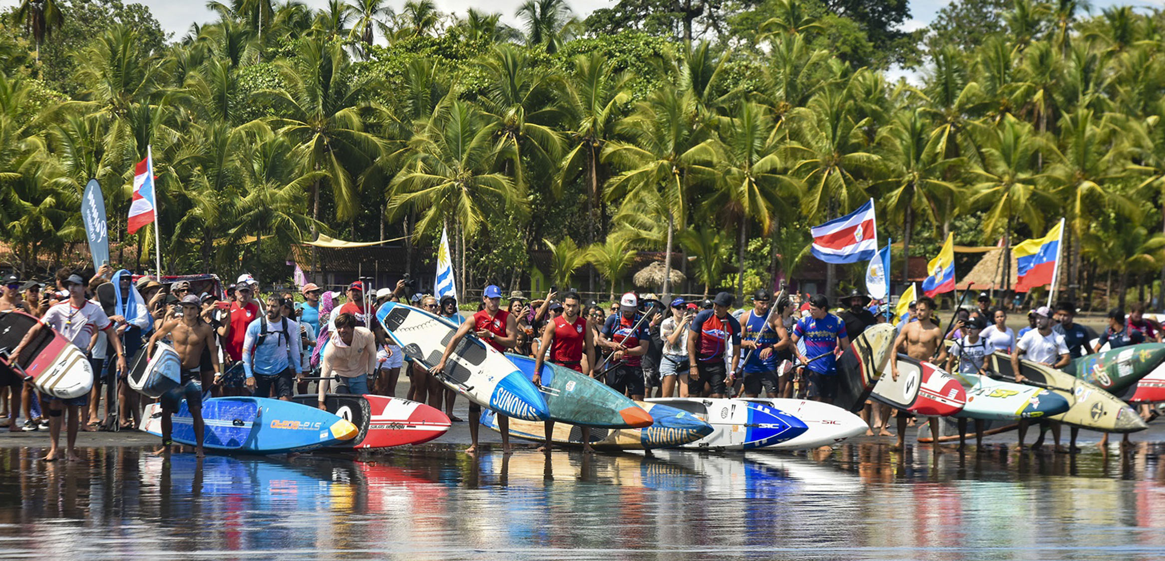 El SUP Race protagonista durante el Pan American Surfing Games 2023