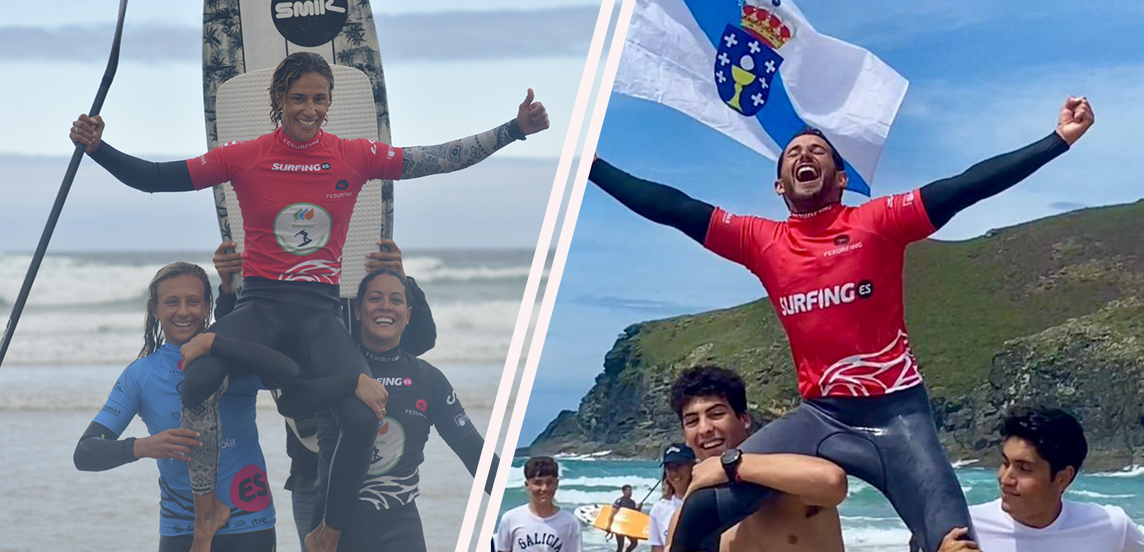 Iballa Ruano and Guille Carracedo remain unbeatable in SUP Surf